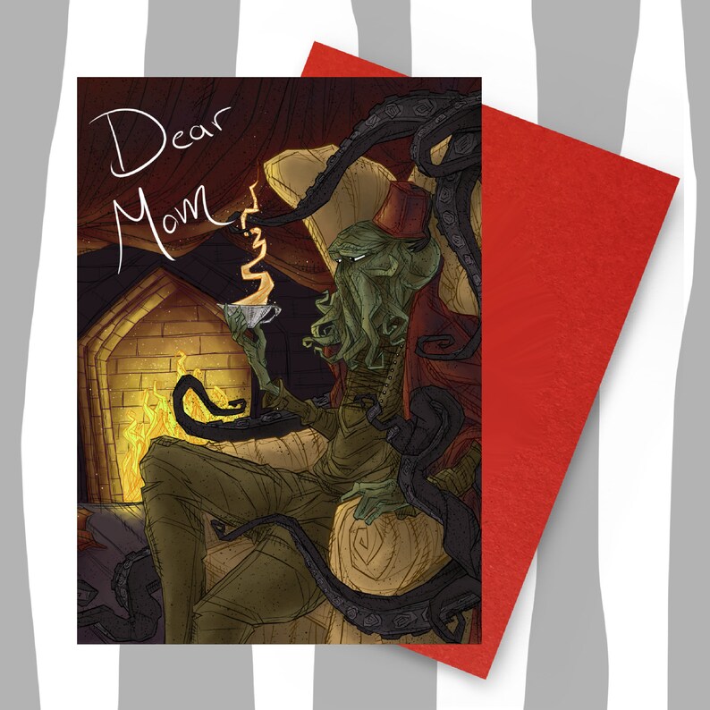 Mom / Card / Greeting / Cthulhu / Lovecraft / Funny / Hilarious ...