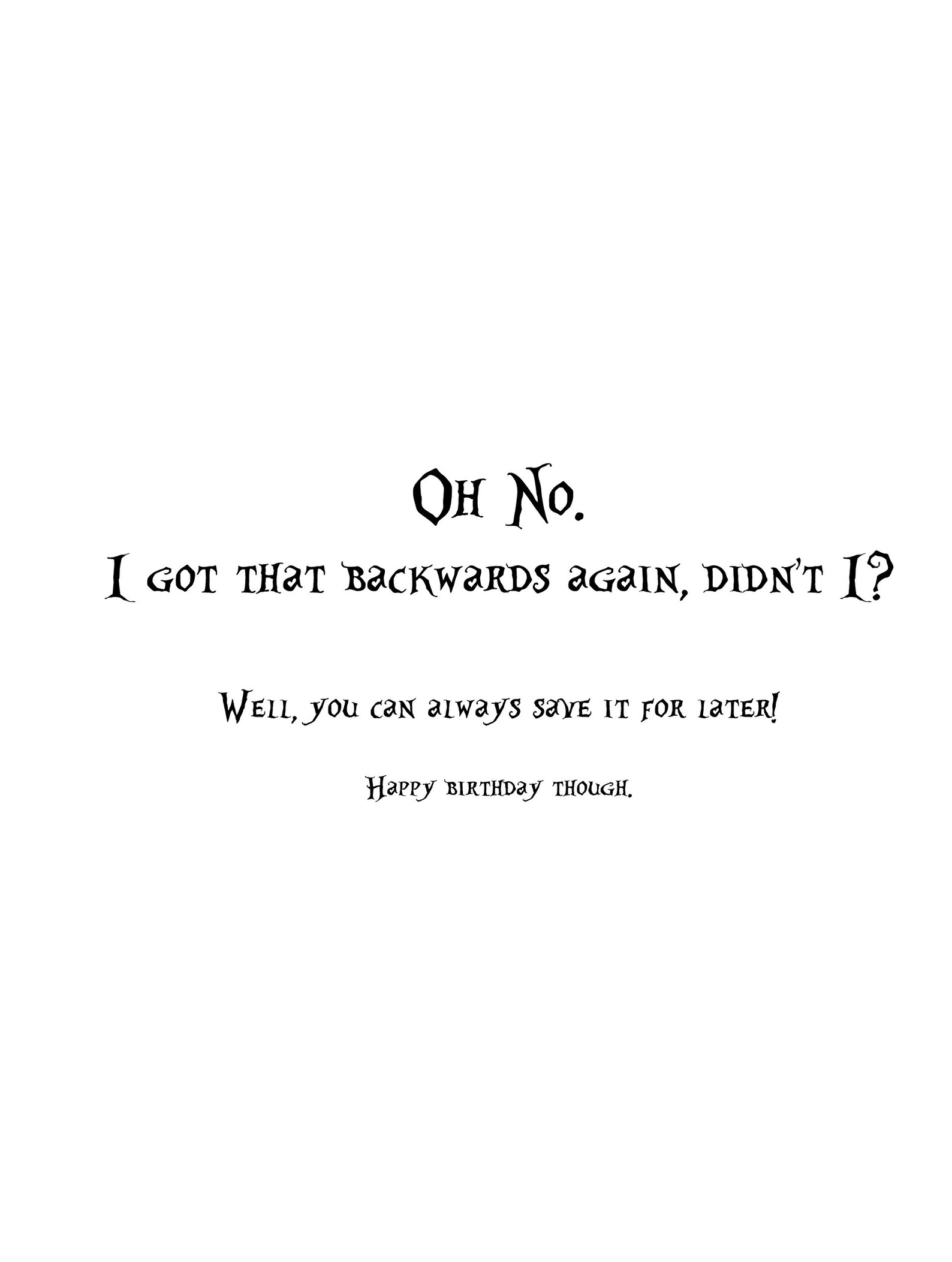 Birthday / Greeting/ Card / Happy Birthday / Gothic / Goth / | Etsy