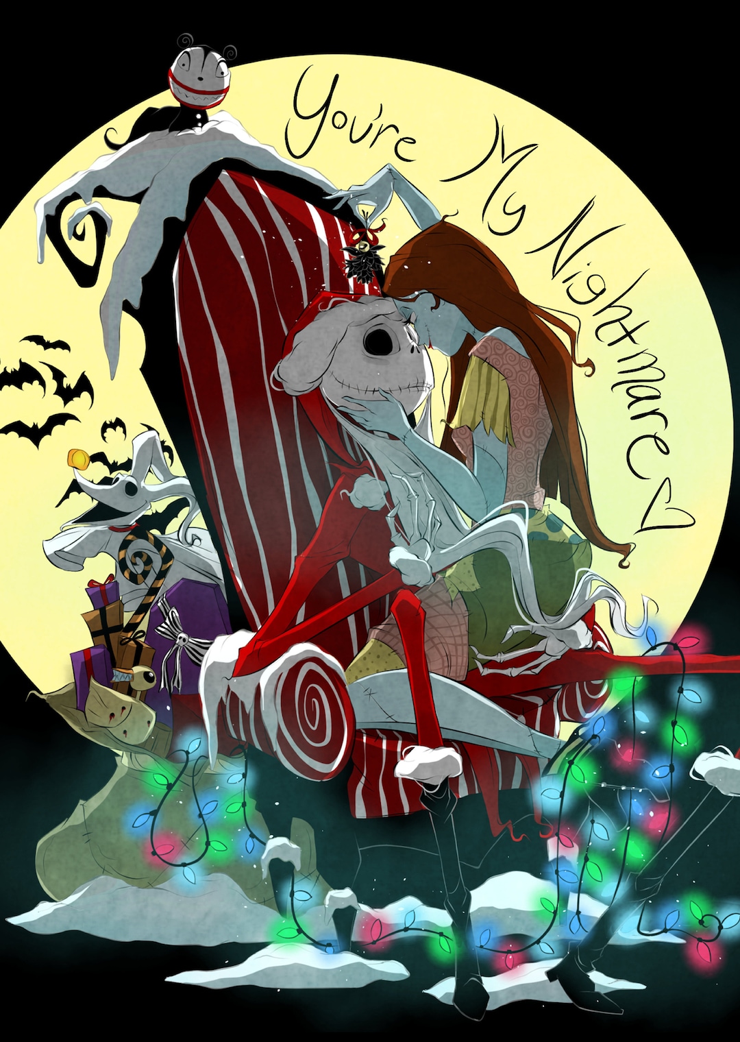 Dark Humor / Card / Nightmare Before Christmas / Spooky / Greeting ...