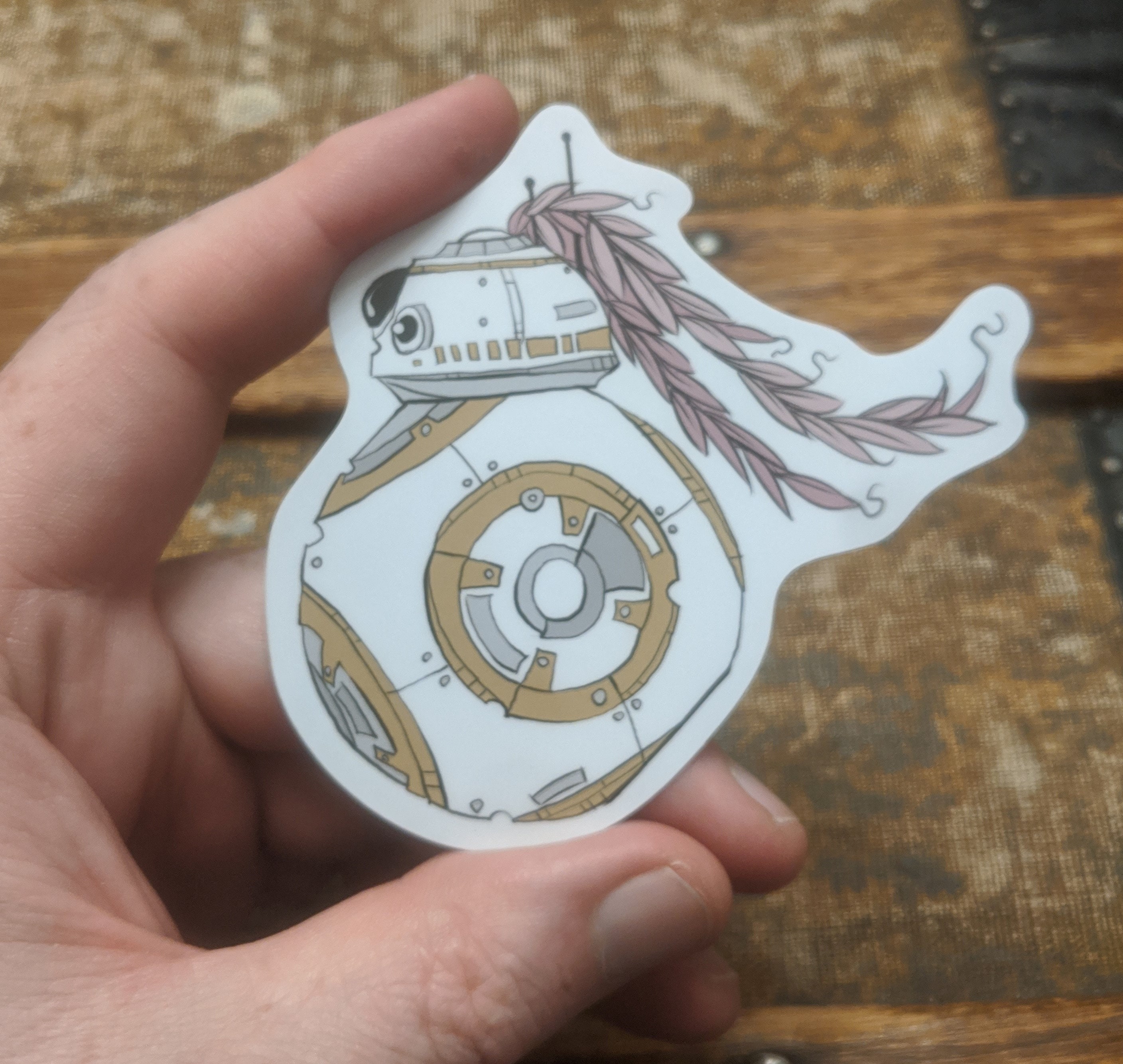 BB8 / Droid / Star Wars / Sticker / Vinyl/ Decal / Waterproof | Etsy