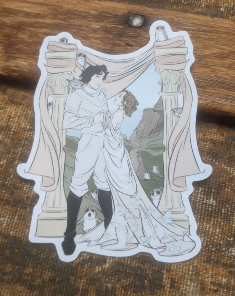 Reylo Wedding / Sticker / Vinyl / Waterproof / Decal / Fan Art - Etsy
