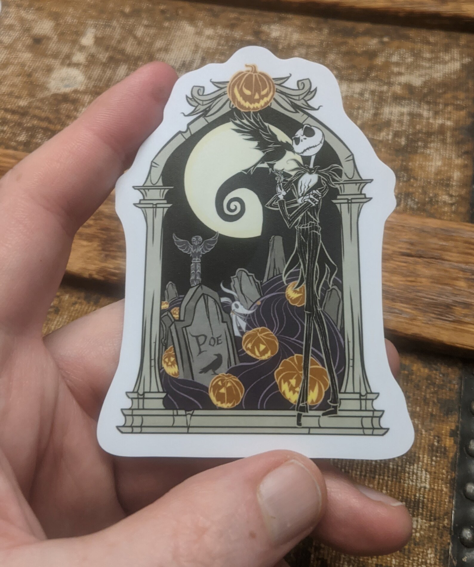 Jack / Skellington / Sticker / Vinyl / Waterproof / Decal / - Etsy