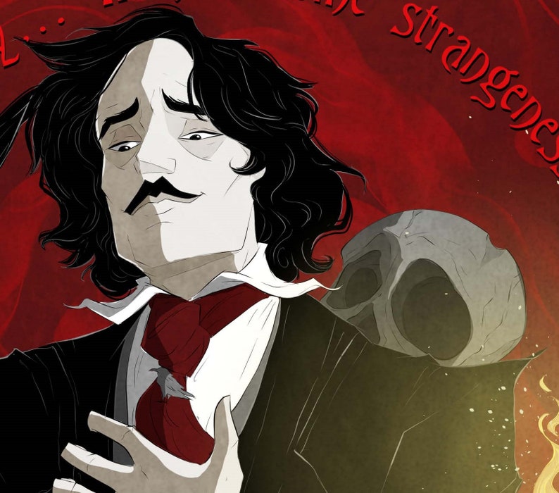 Limited Edition 14 / Spooky Inspo: Edgar Allan Poe / Print / Gothic ...