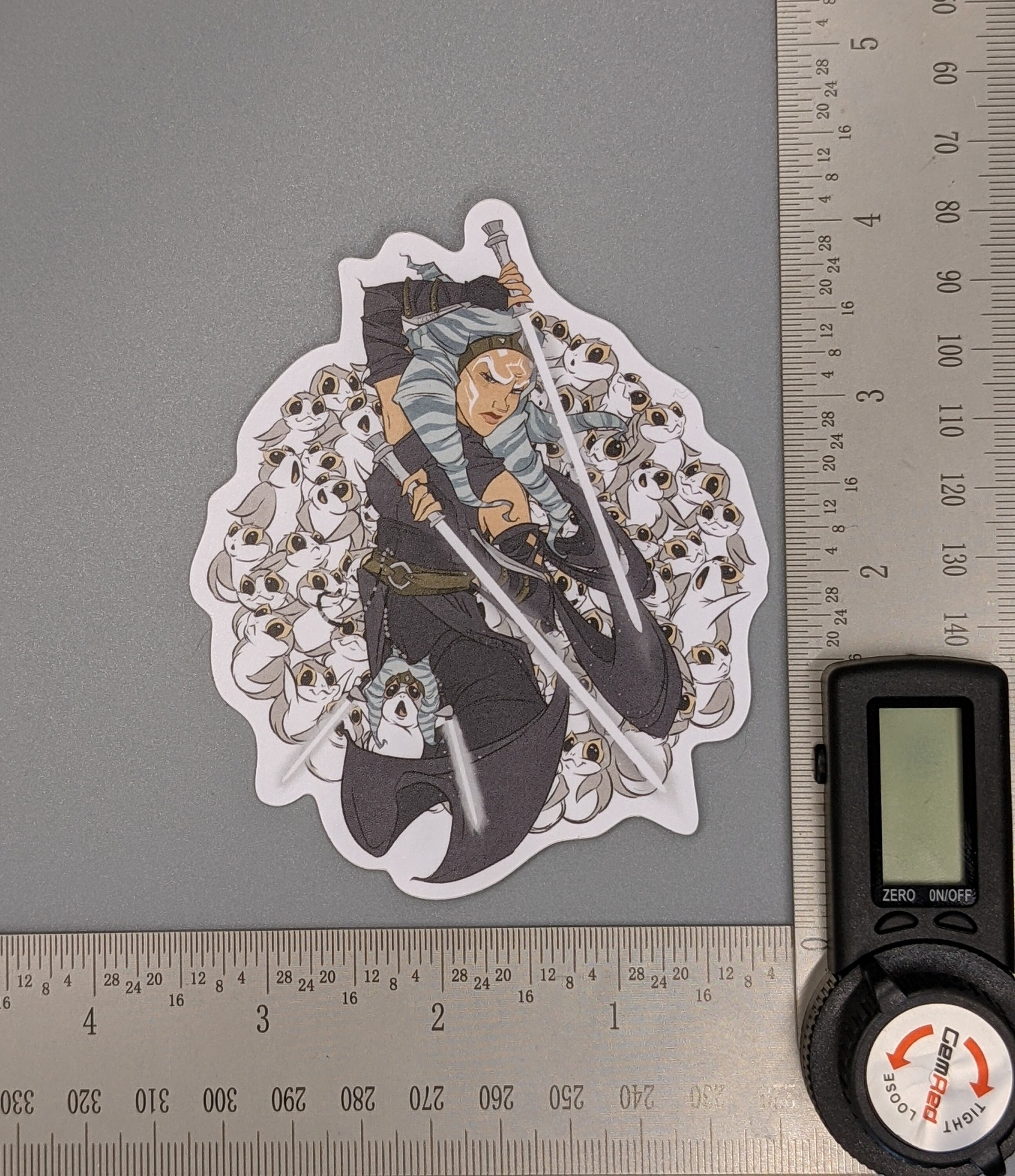 Jedi With Porgs / Sticker / Vinyl / Waterproof / Decal / Fan | Etsy