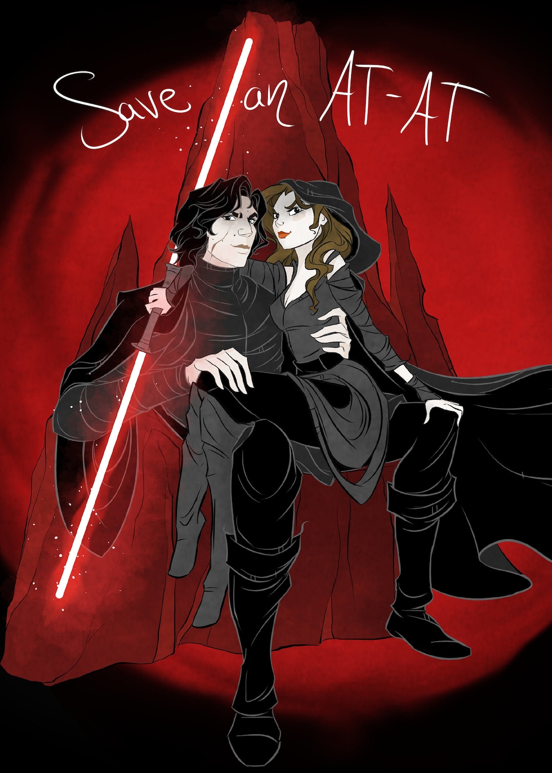 Dark Humor / Love / Card / Reylo / Spooky / Sith / Greeting / Gothic ...