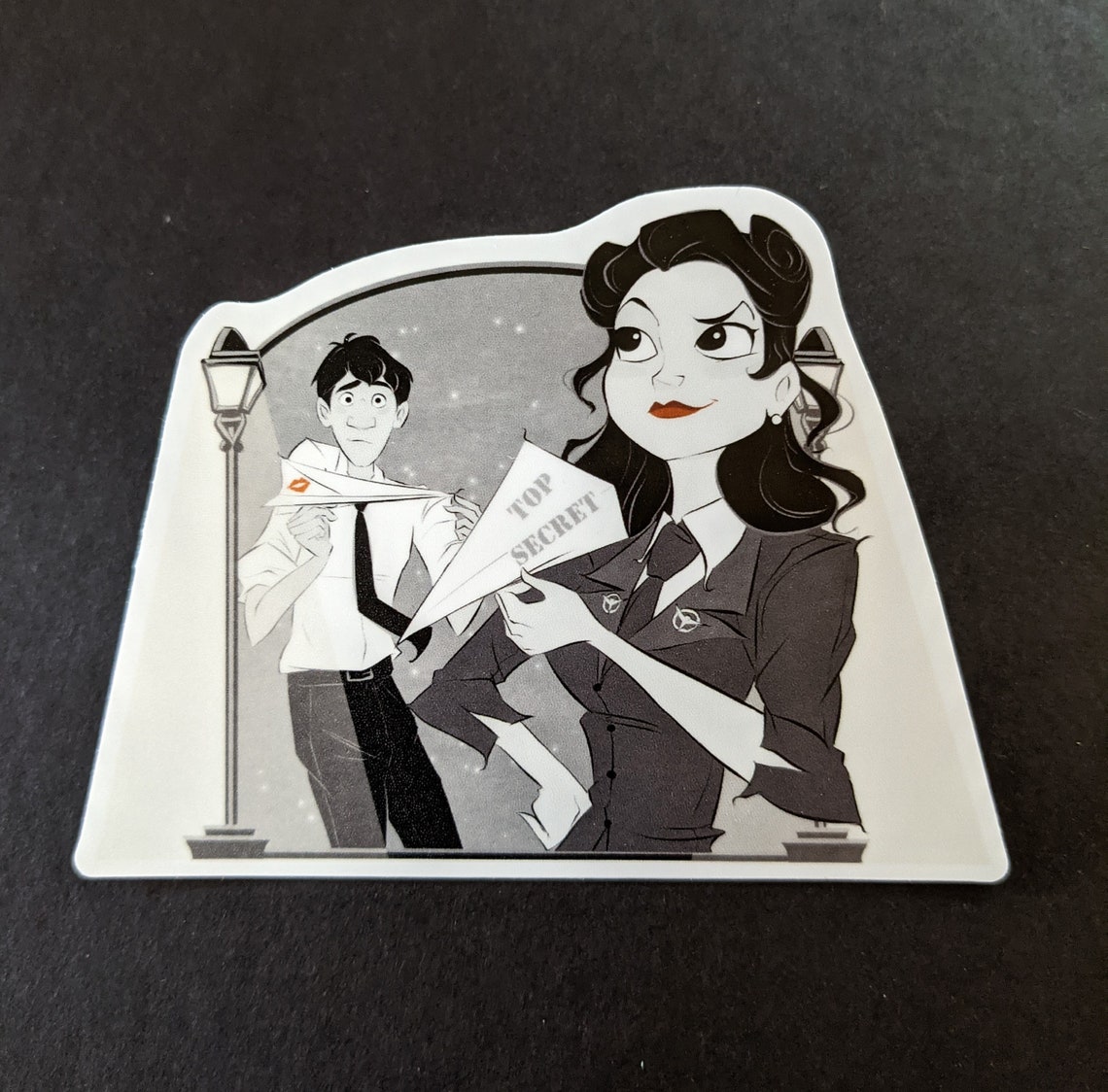 Paperman: Meg & George Noir / Sticker / Vinyl / Waterproof / - Etsy