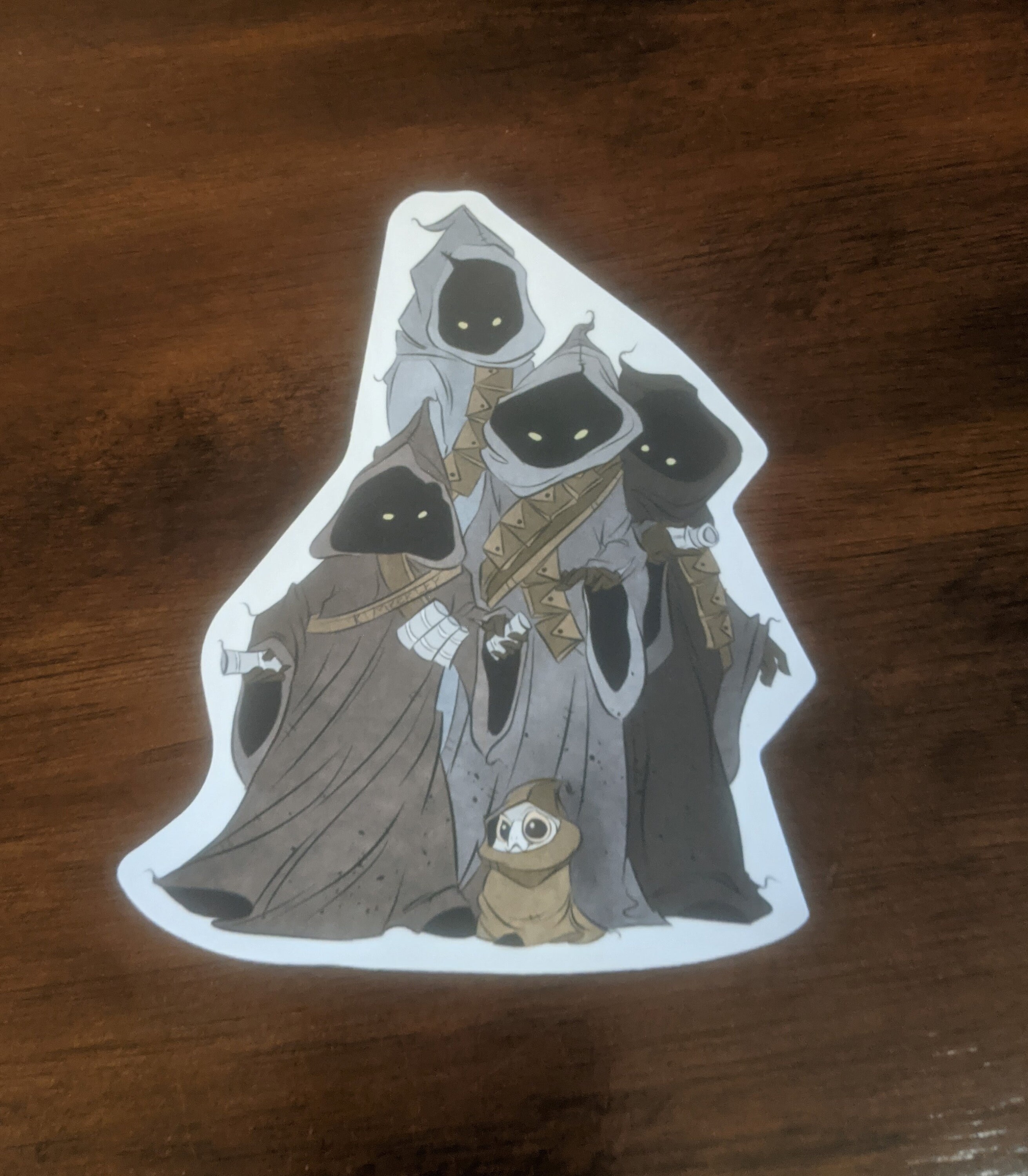 Jawas / Porg / Sticker / Vinyl / Waterproof / Decal / Fan Art - Etsy