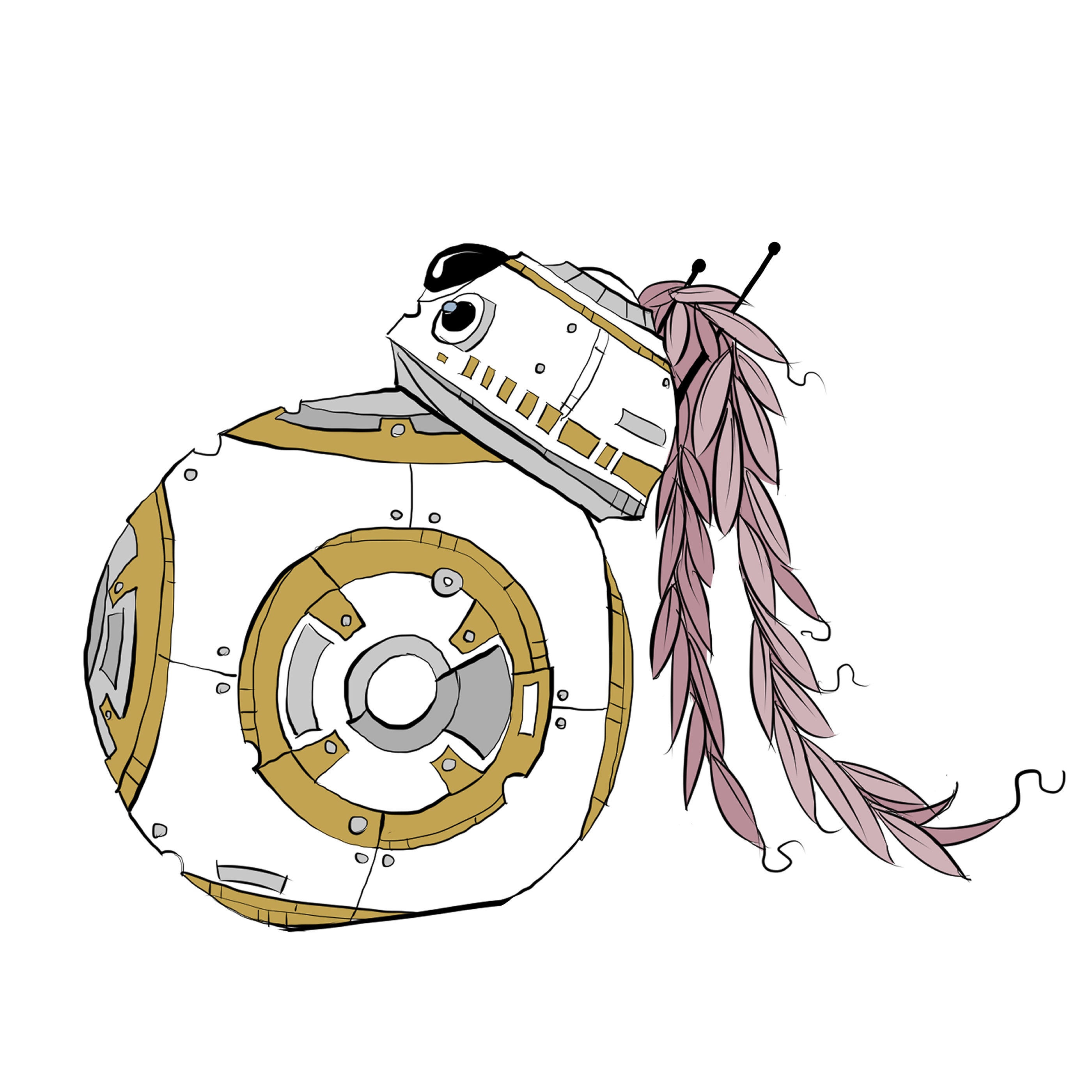 BB8 / Droid / Star Wars / Sticker / Vinyl/ Decal / Waterproof | Etsy