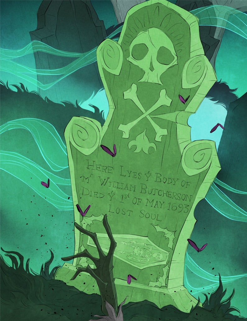 Hocus Pocus / Billy / Grave / Graveyard / Zombie / Print / Spooky ...