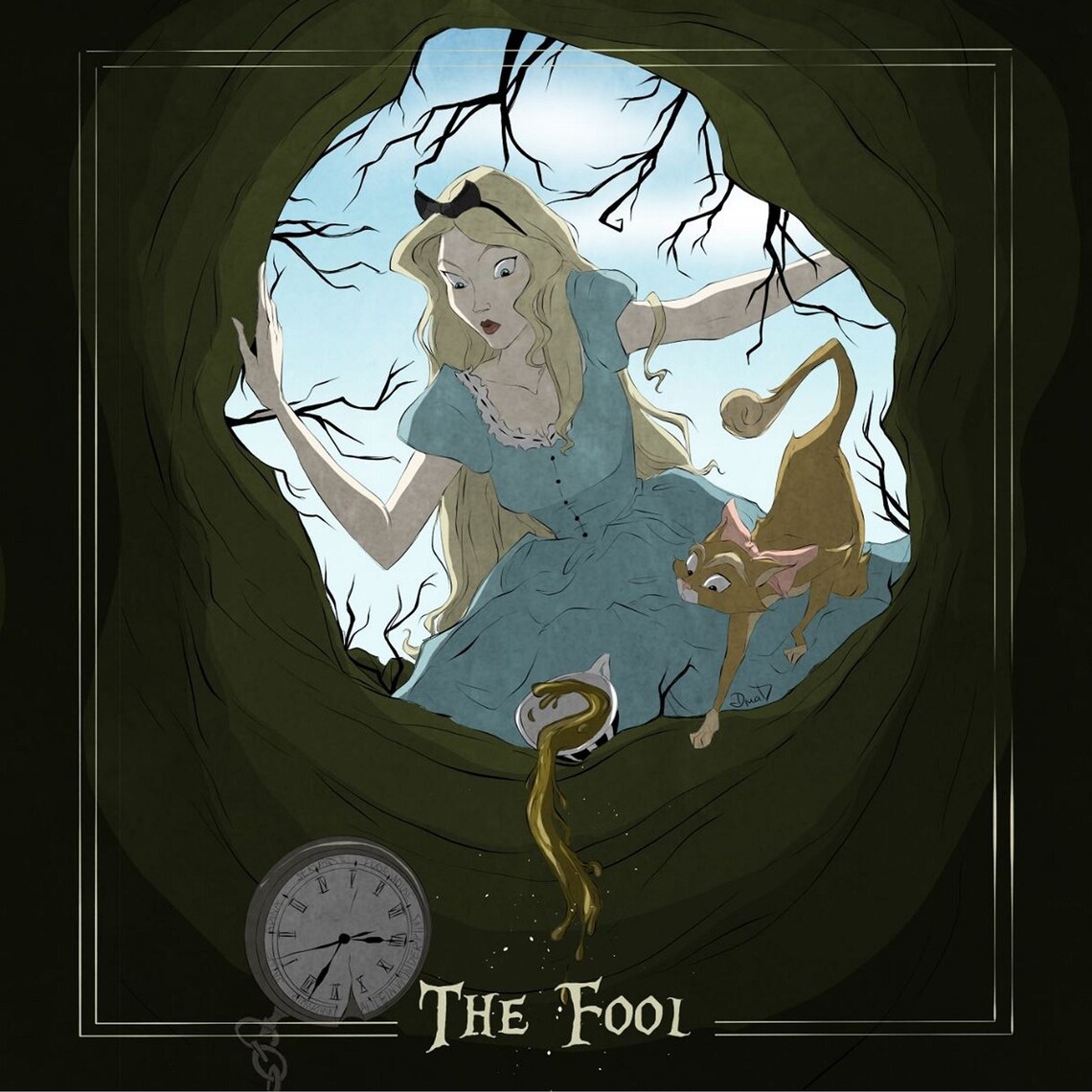 Limited Edition 18 / the Fool / Tarot / Fan Art / Print / - Etsy