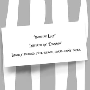 Vampire / Lucy / Art Print / Dracula / Bram Stoker / Gothic / Goth ...