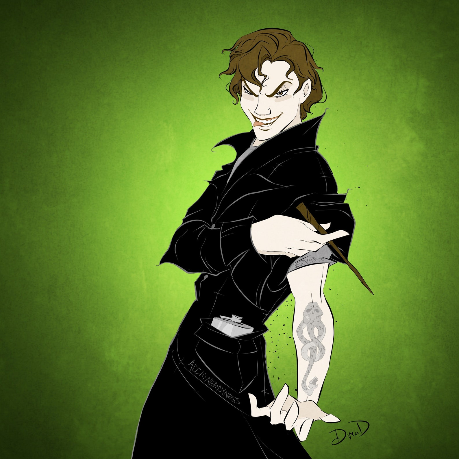 Limited Edition 10 / Barty Crouch Jr / Fan Art / Print / | Etsy