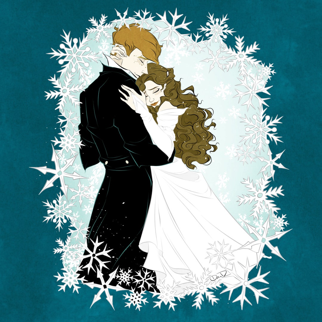 Limited Edition 16 / Winter Wedding / Fan Art / Print / Wizard / Witch ...