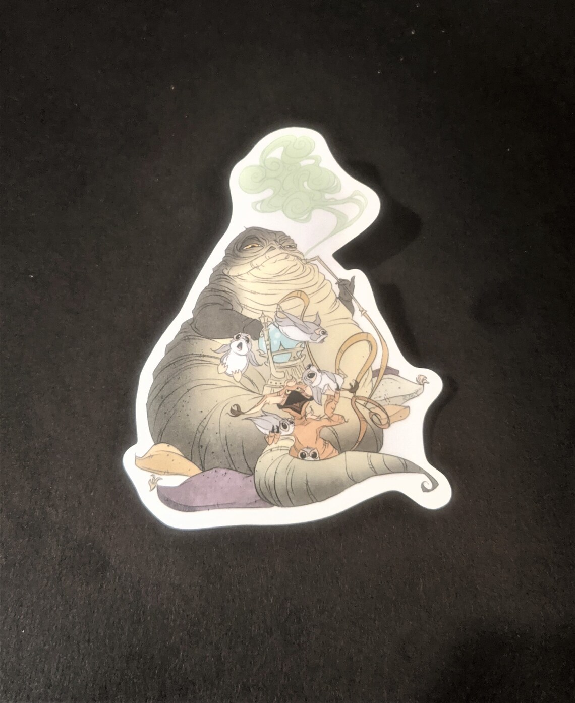 Jabba / Sticker / Vinyl / Waterproof / Decal / Fan Art / Star | Etsy