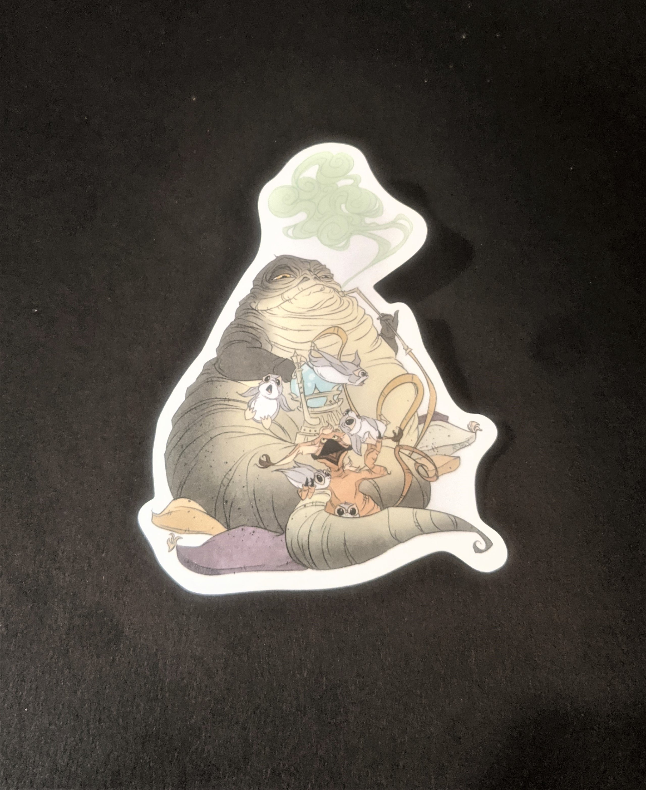 Jabba / Sticker / Vinyl / Waterproof / Decal / Fan Art / Star | Etsy