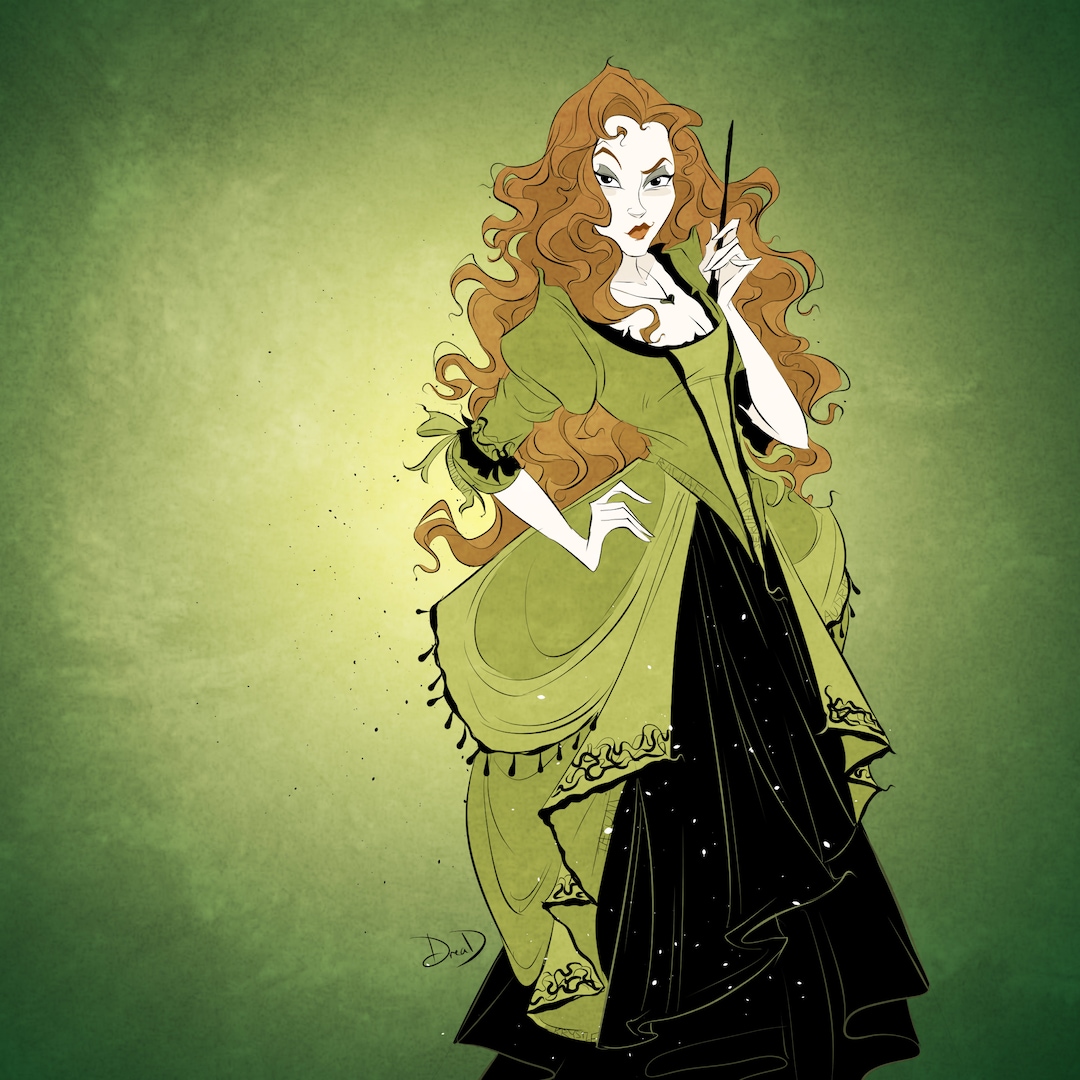 Limited Edition 24 / AT / Fan Art / Print / Witch / Magic / Spell ...