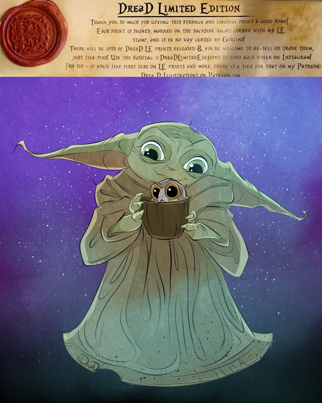 Limited Edition / G / Fan Art / Print/ Geeky / Nerdy / Cute / Funny ...