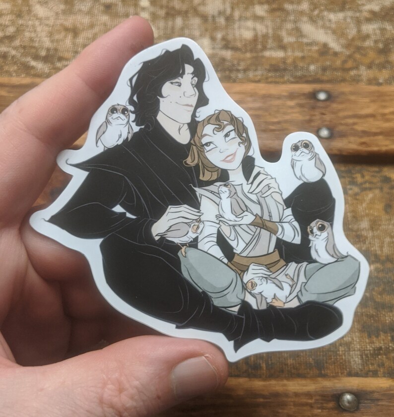 Reylorg / Porg / Reylo / Star Wars / Sticker / Vinyl / Geeky / - Etsy