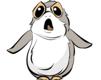 Tauntaun / Sticker / Vinyl / Waterproof / Decal / Porg / Star - Etsy