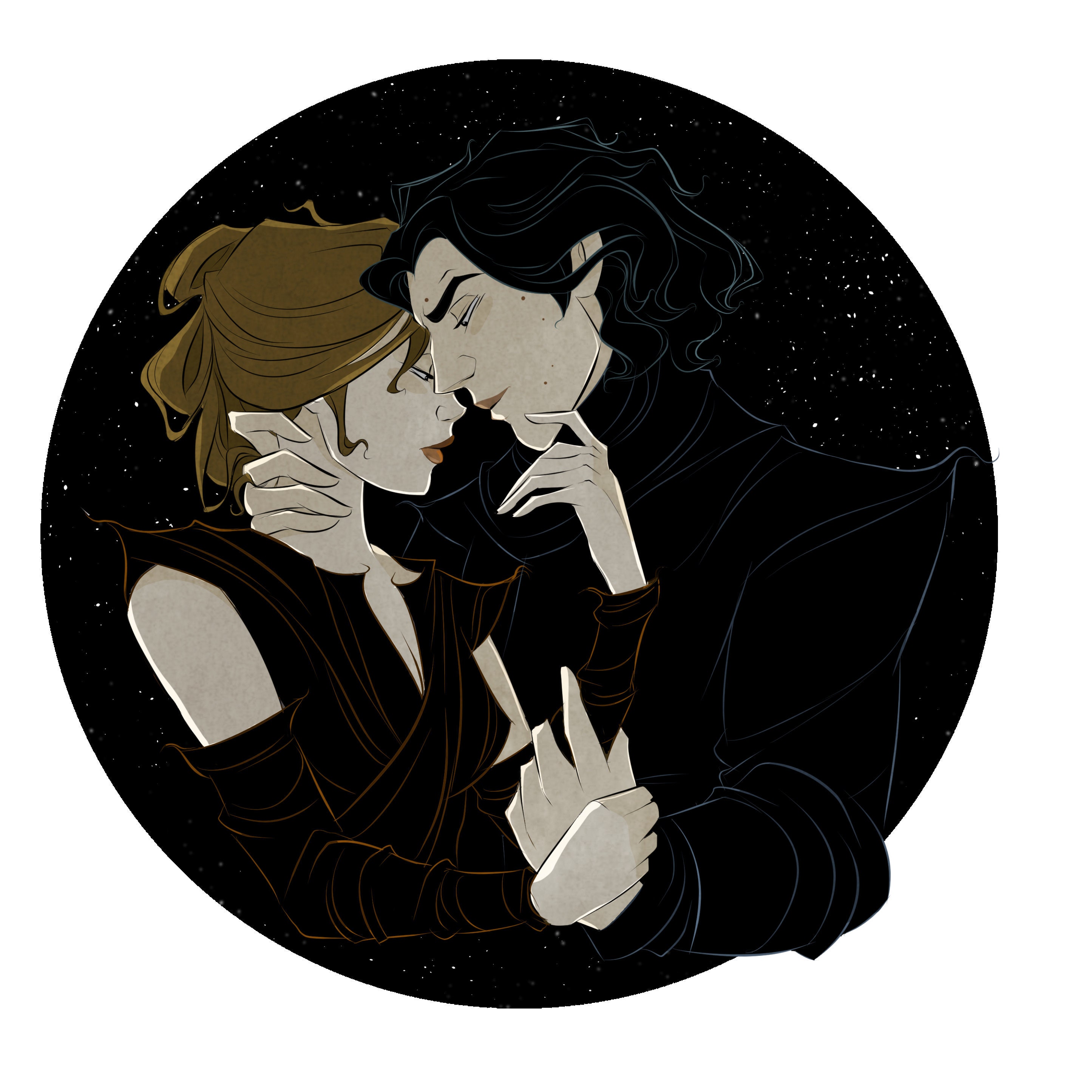 Reylo / Fan Art / Sticker / Vinyl / Waterproof / Decal / Sith - Etsy