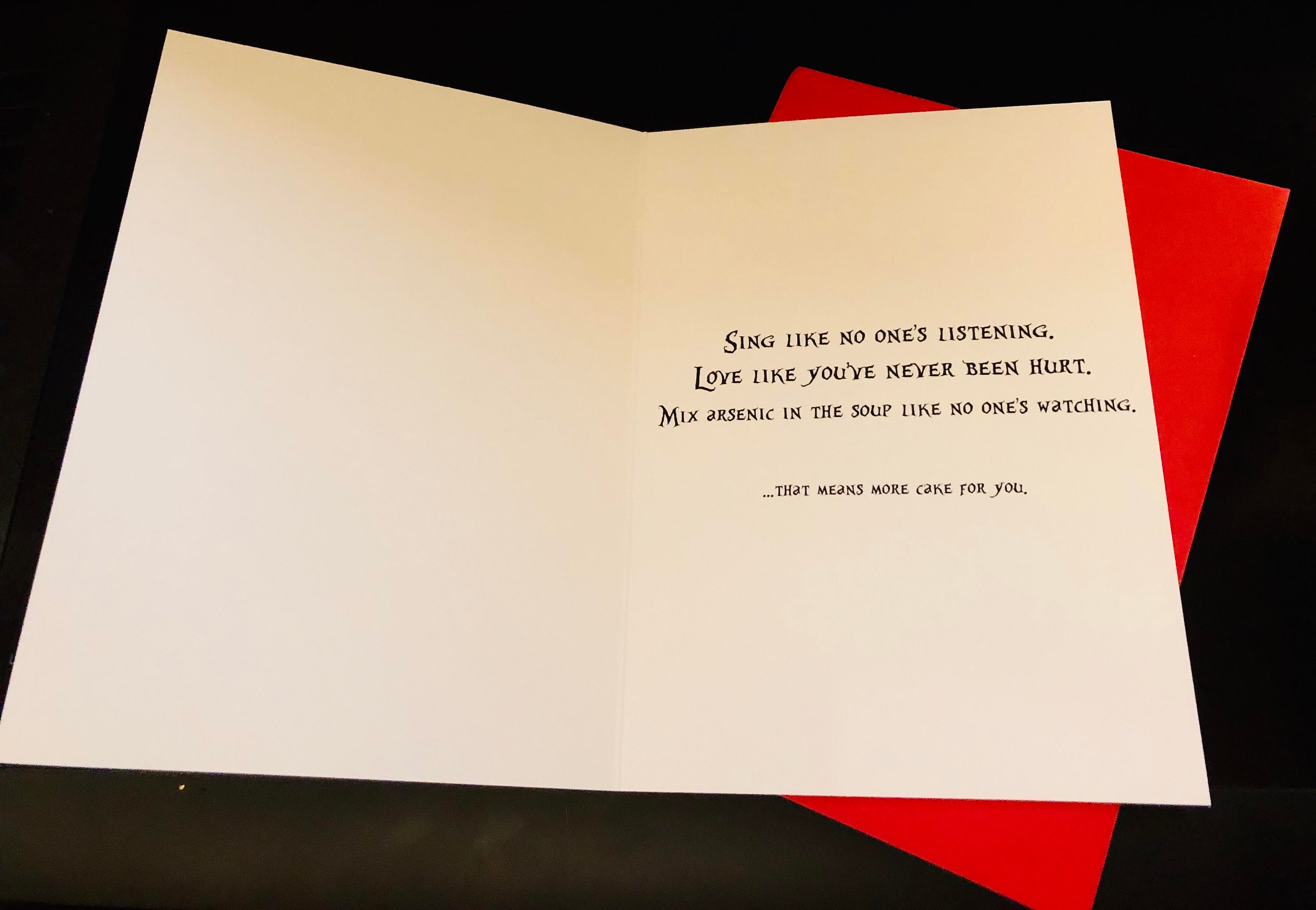 Dark Humor / Bday / Card / Birthday / Greeting / Gothic / Goth / Funny ...