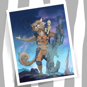 Guardians of the Galaxy / BFF / Print / Groot / Guardians / Rocket ...