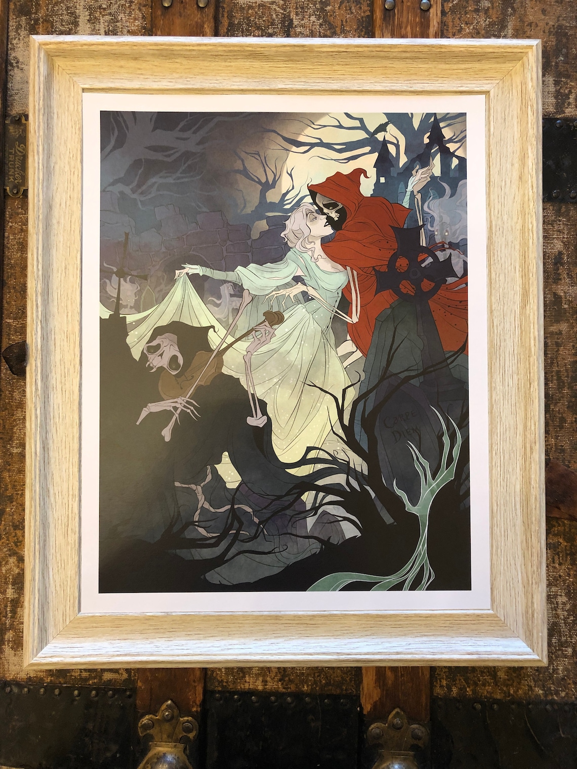 Dance of Death / Art Print / Gothe / Poetry / Death / Ghost / Gothic ...
