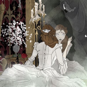 Mirror / Phantom / Phantom of the Opera/ Fan Art / Art Print ...