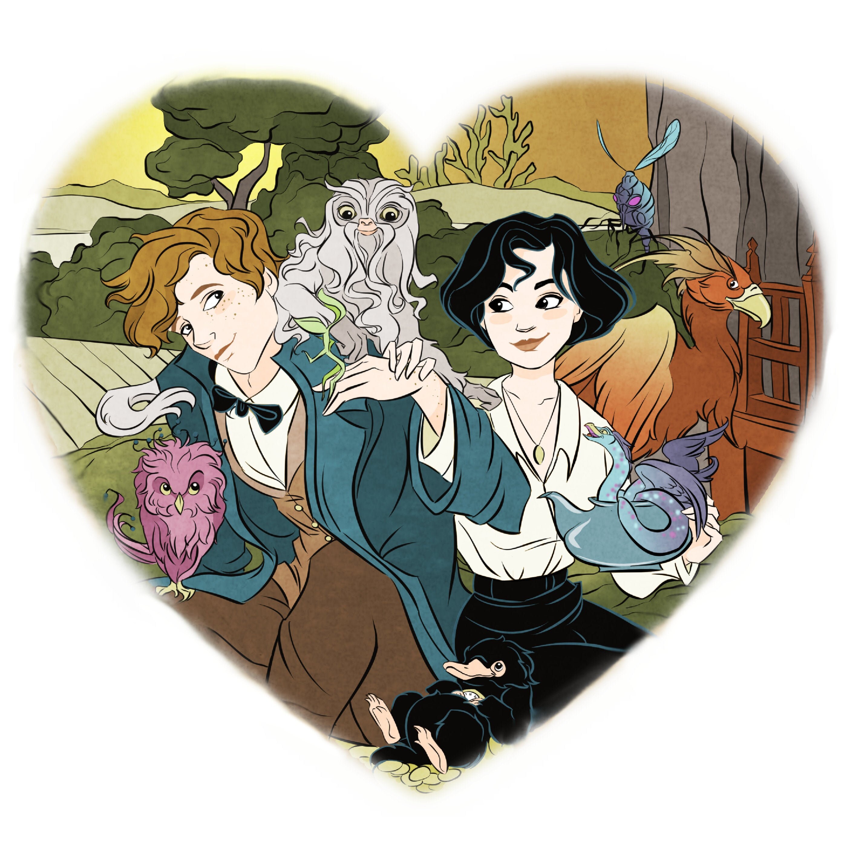 Limited Edition / Print / Love / Romantic / Cute / Sweet / Wizard ...