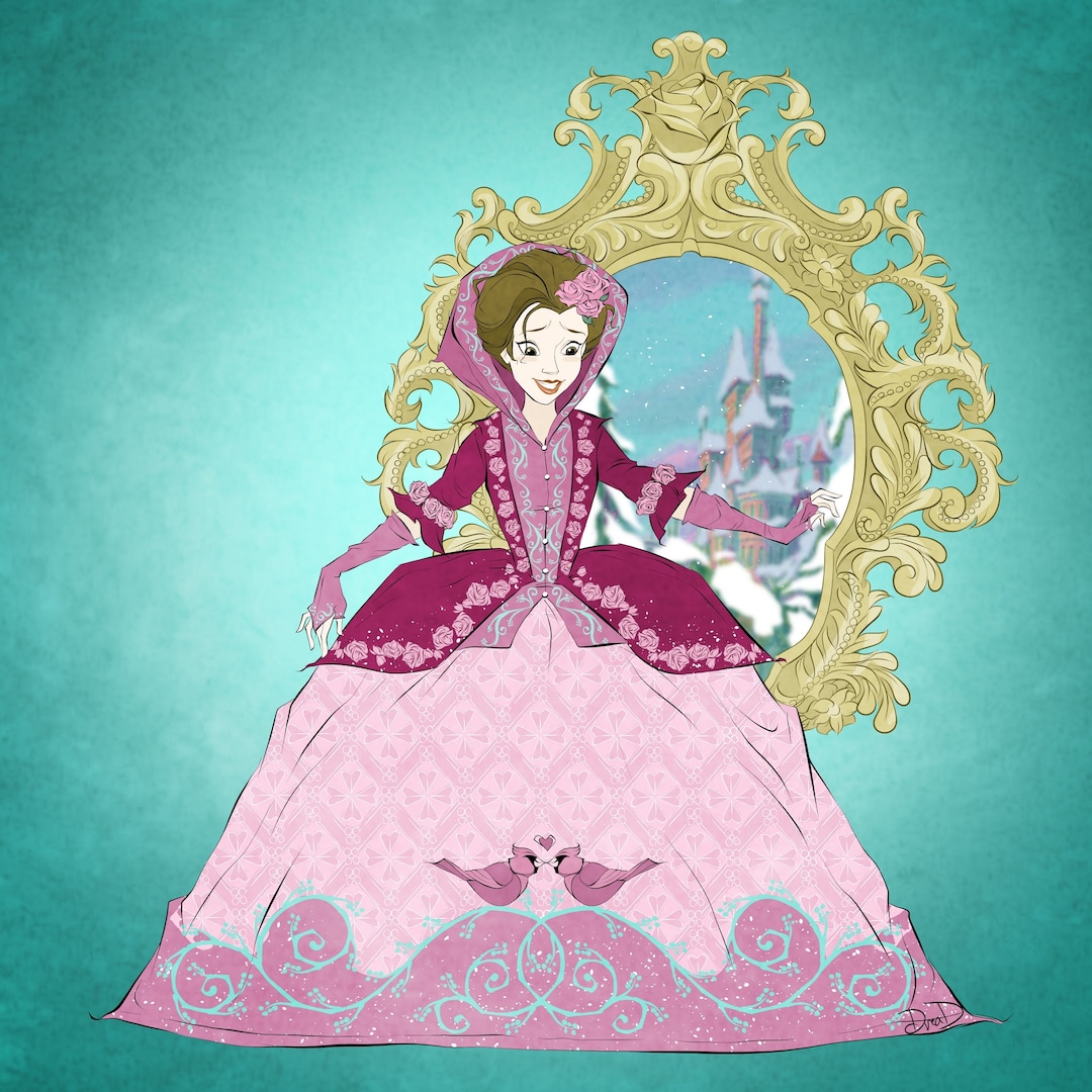 Limited Edition 18 / Rococo Winter / Fan Art / Print / Princess ...