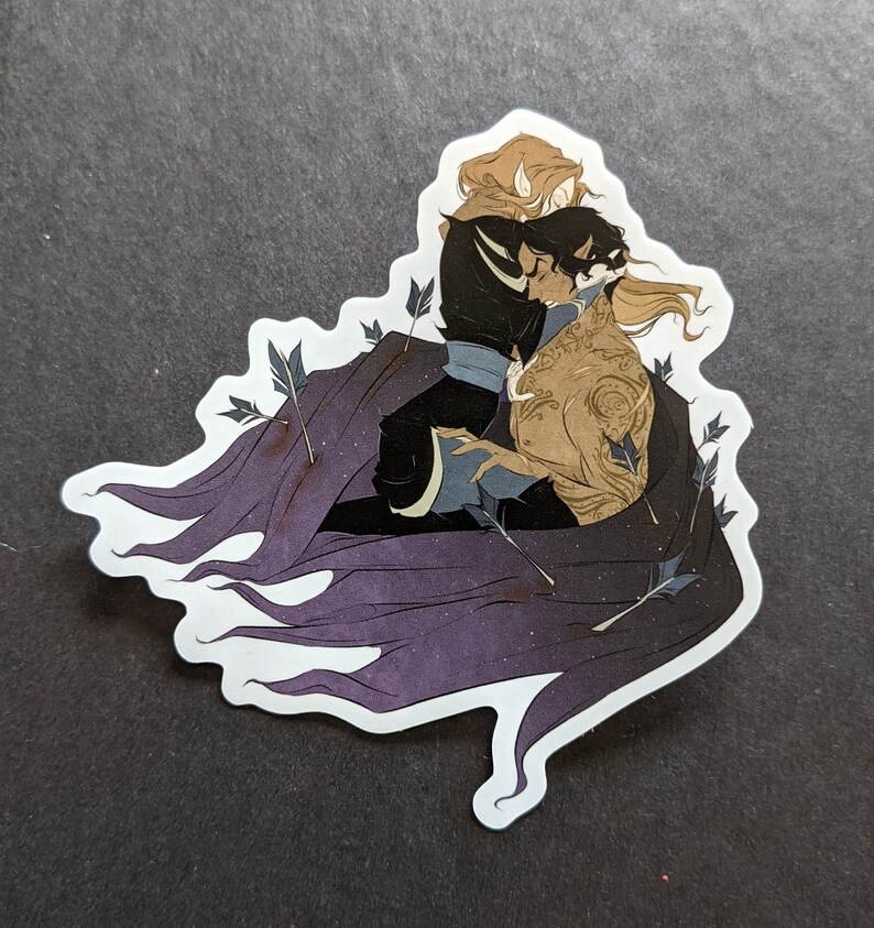 Feyre & Rhysand: Injured / Sticker / Vinyl / Waterproof / Decal / Fan ...