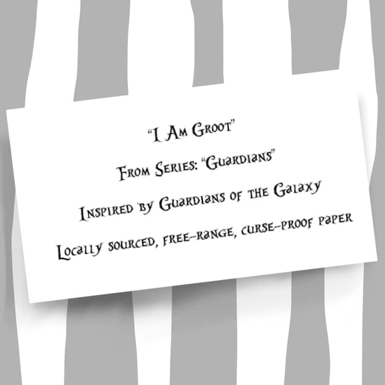 Groot / Guardians / Guardians of the Galaxy/ Baby Groot / I Am Groot ...