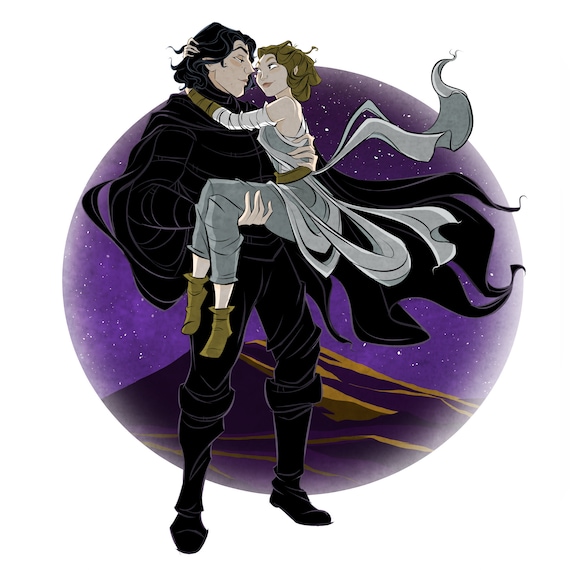 Reylo / Sticker / Vinyl / Waterproof / Decal / Rey / Kylo / | Etsy