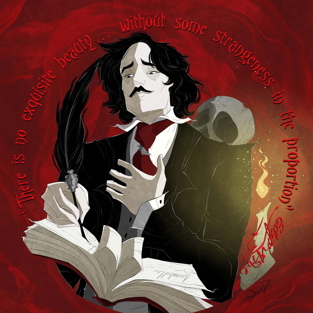 Limited Edition 14 / Spooky Inspo: Edgar Allan Poe / Print / Gothic ...