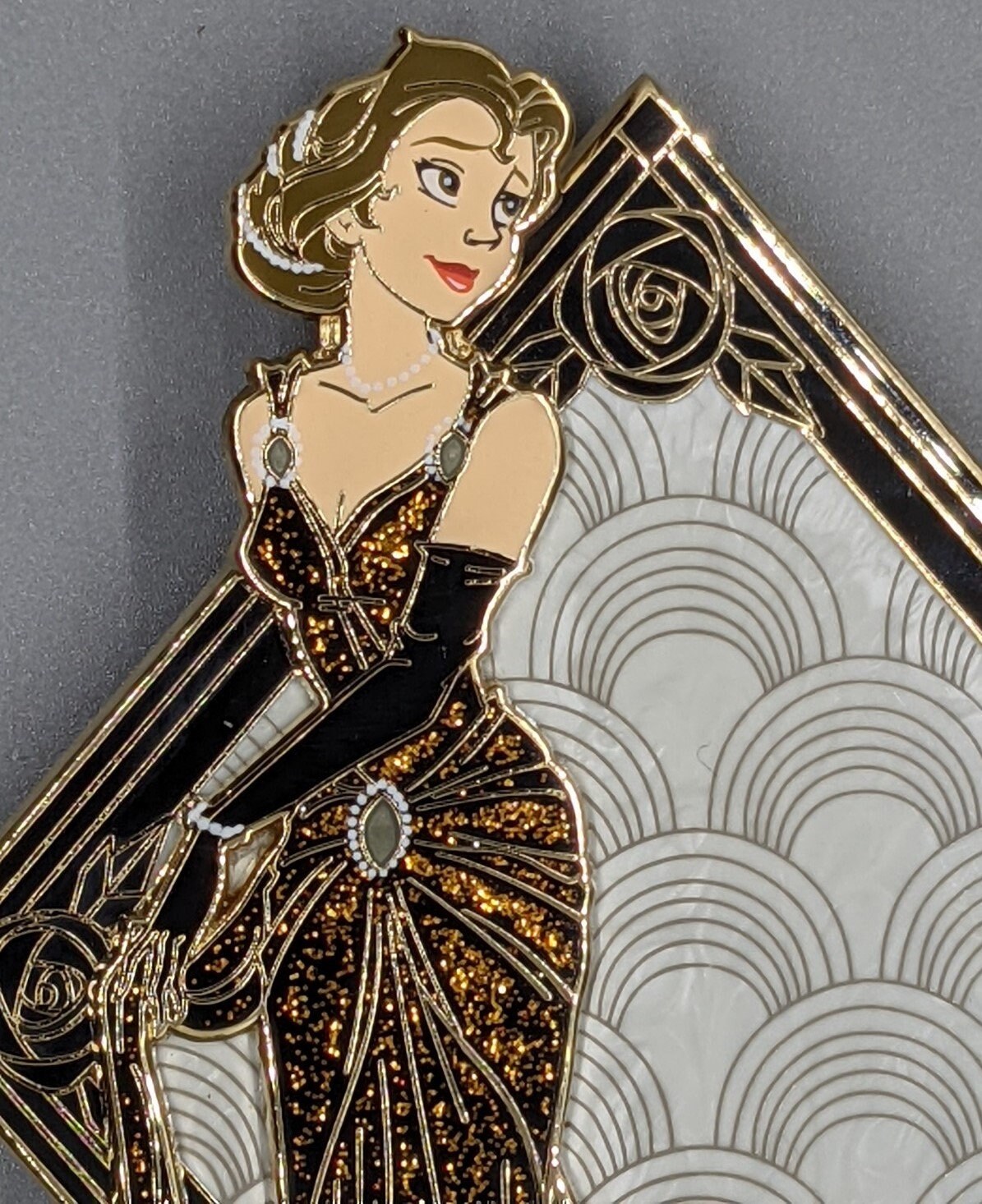 Belle/ Fantasy / Enamel / Pin / Art Deco / FULL PIN / Beauty - Etsy
