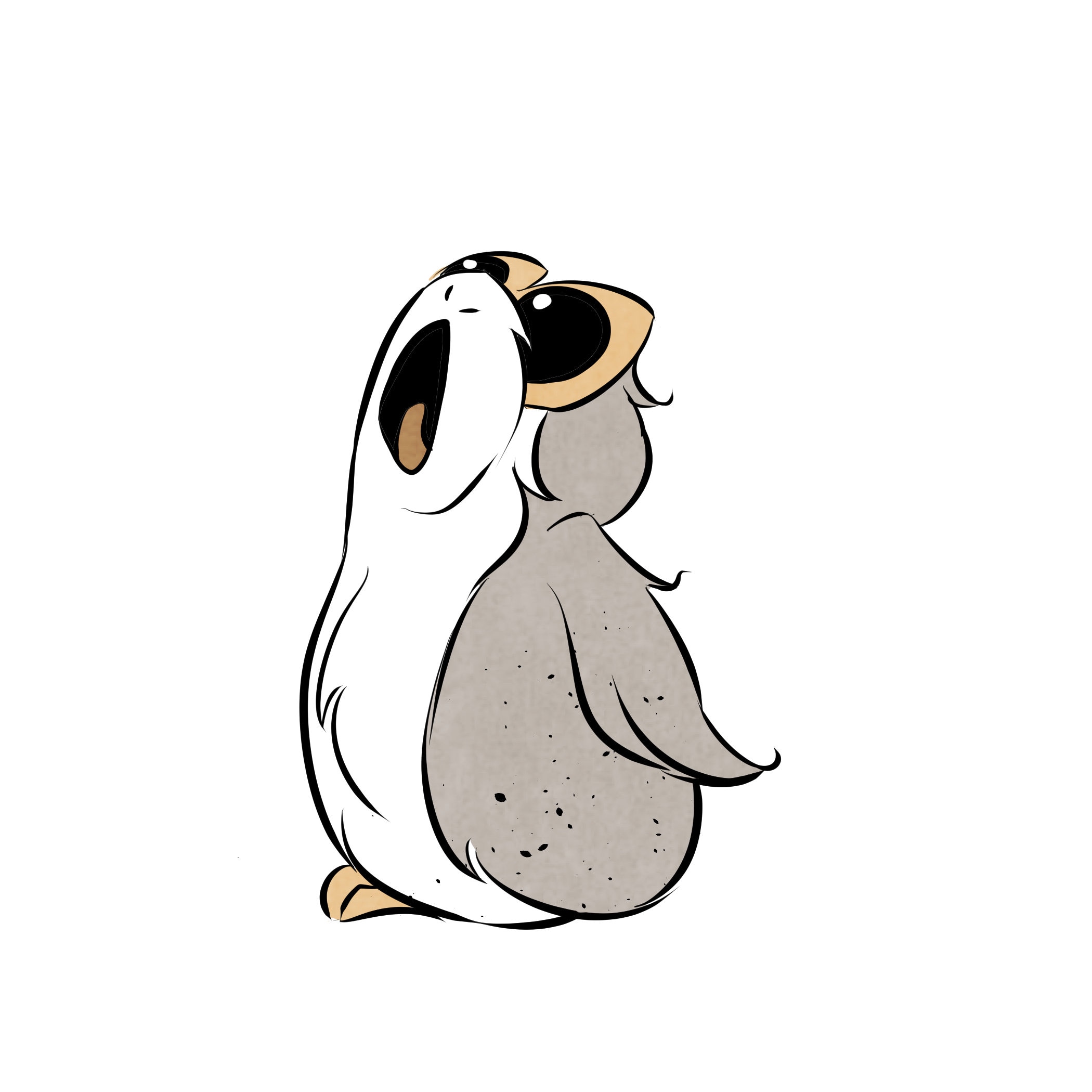Porg / Screaming / Star Wars / Sticker / Vinyl / Disney / Rebel / Geeky ...