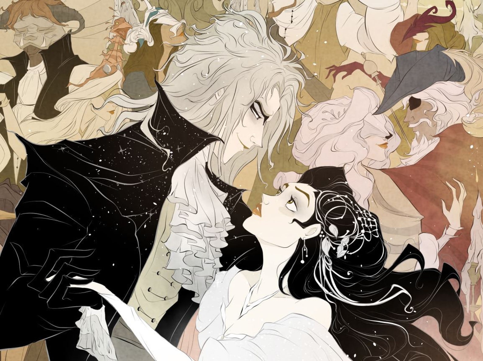 The Labyrinth / Fan Art / Masquerade / Halloween / Nerdy / - Etsy