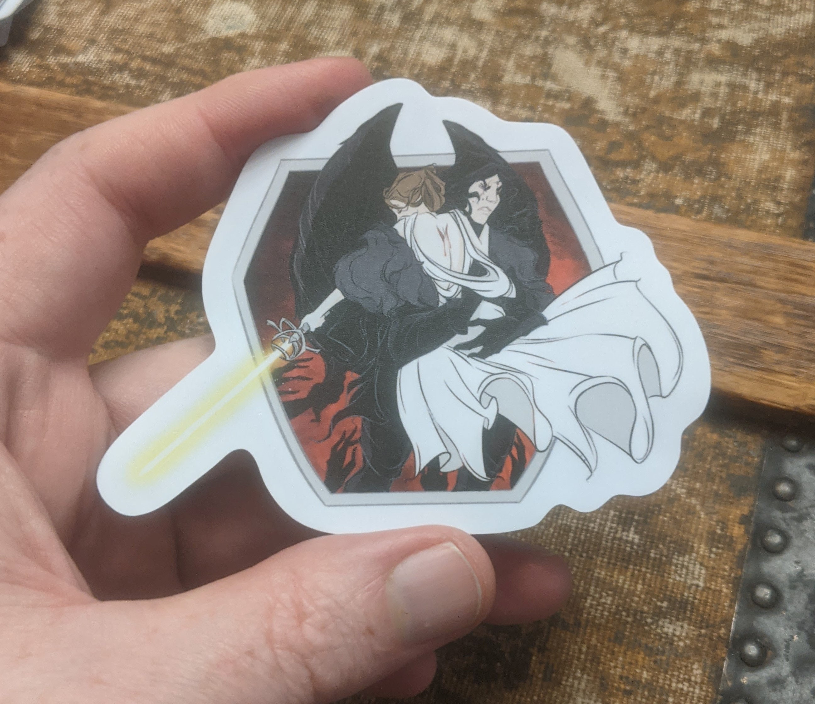 Reylo / Angels & Demons / Sticker / Vinyl / Waterproof / Decal | Etsy