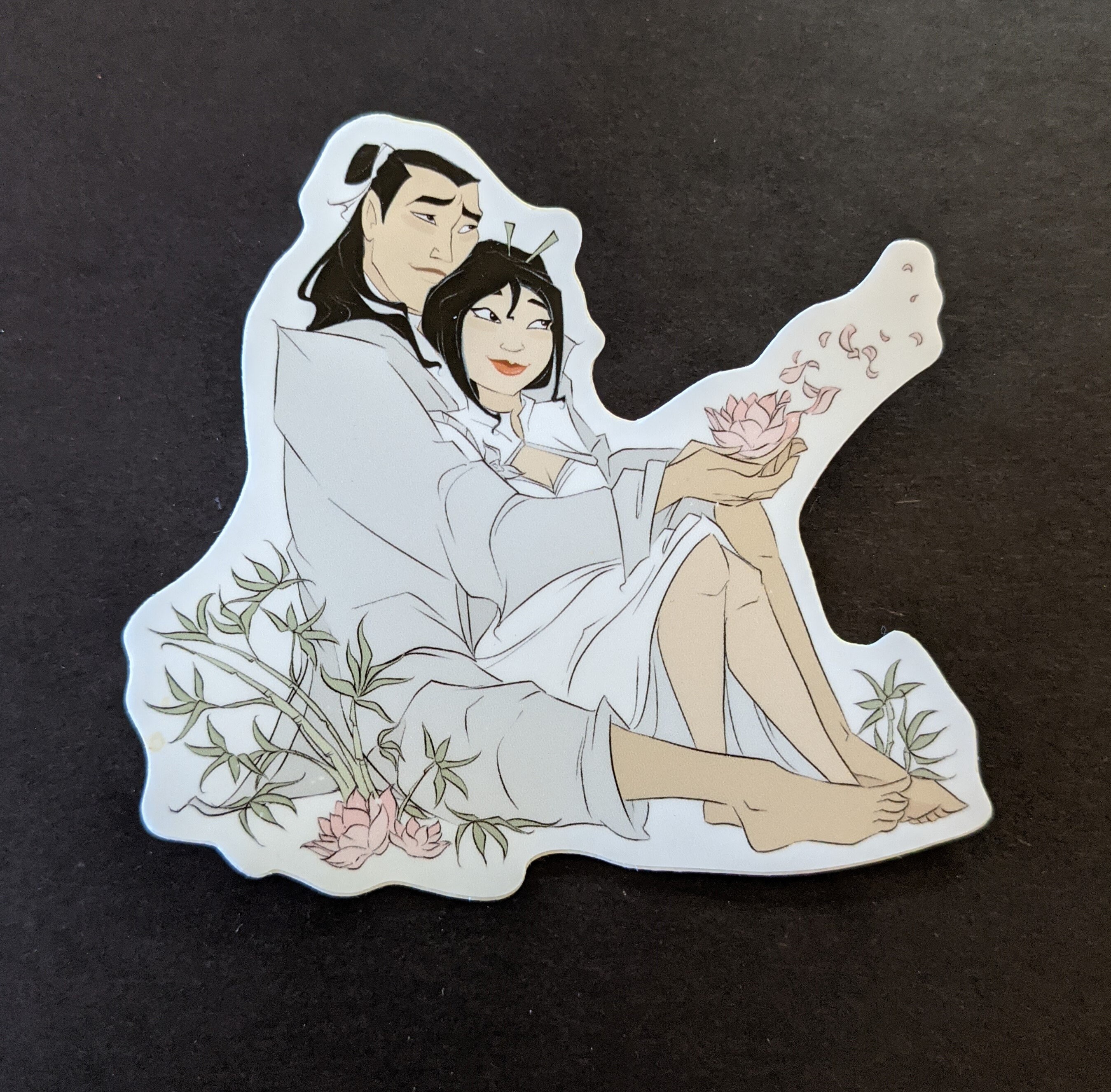 Cosmic Couples: Mulan and Shang / Sticker / Vinyl / | Etsy