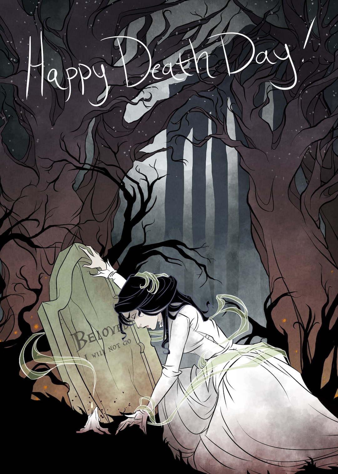 Birthday / Greeting/ Card / Happy Birthday / Gothic / Goth / Dark Humor ...