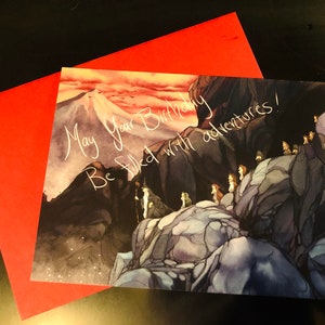 Hobbit / Gandalf / Greeting / Card / Birthday / Tolkien / Funny ...