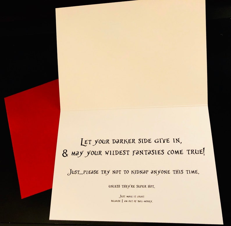 Phantom / Phantom of the Opera / Birthday / Bookish / Card / | Etsy