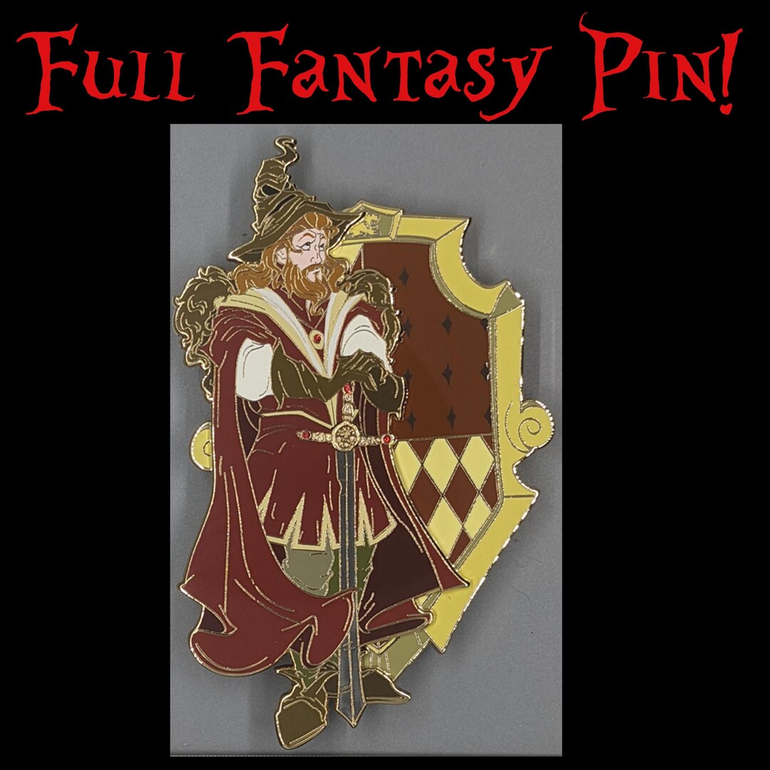Limited Edition / Wizard / Full Fantasy Pin / Hat / Magic / Geeky ...