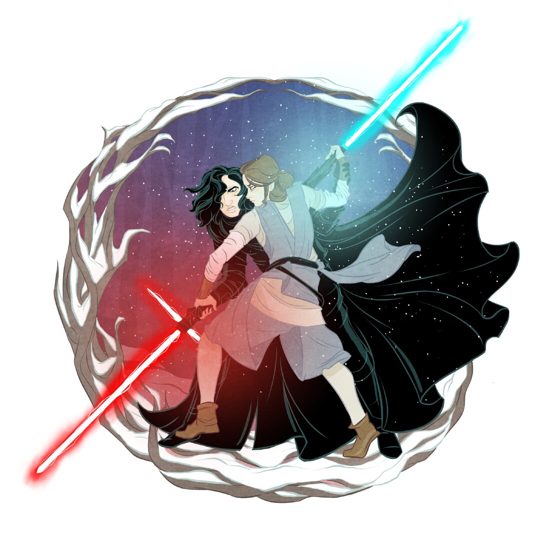 Reylo / Sticker / Vinyl / Disney / Battle / Star Wars / Disney / Snow ...