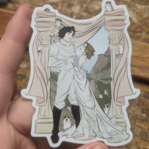 Reylo Wedding / Sticker / Vinyl / Waterproof / Decal / Fan Art / Porgs ...
