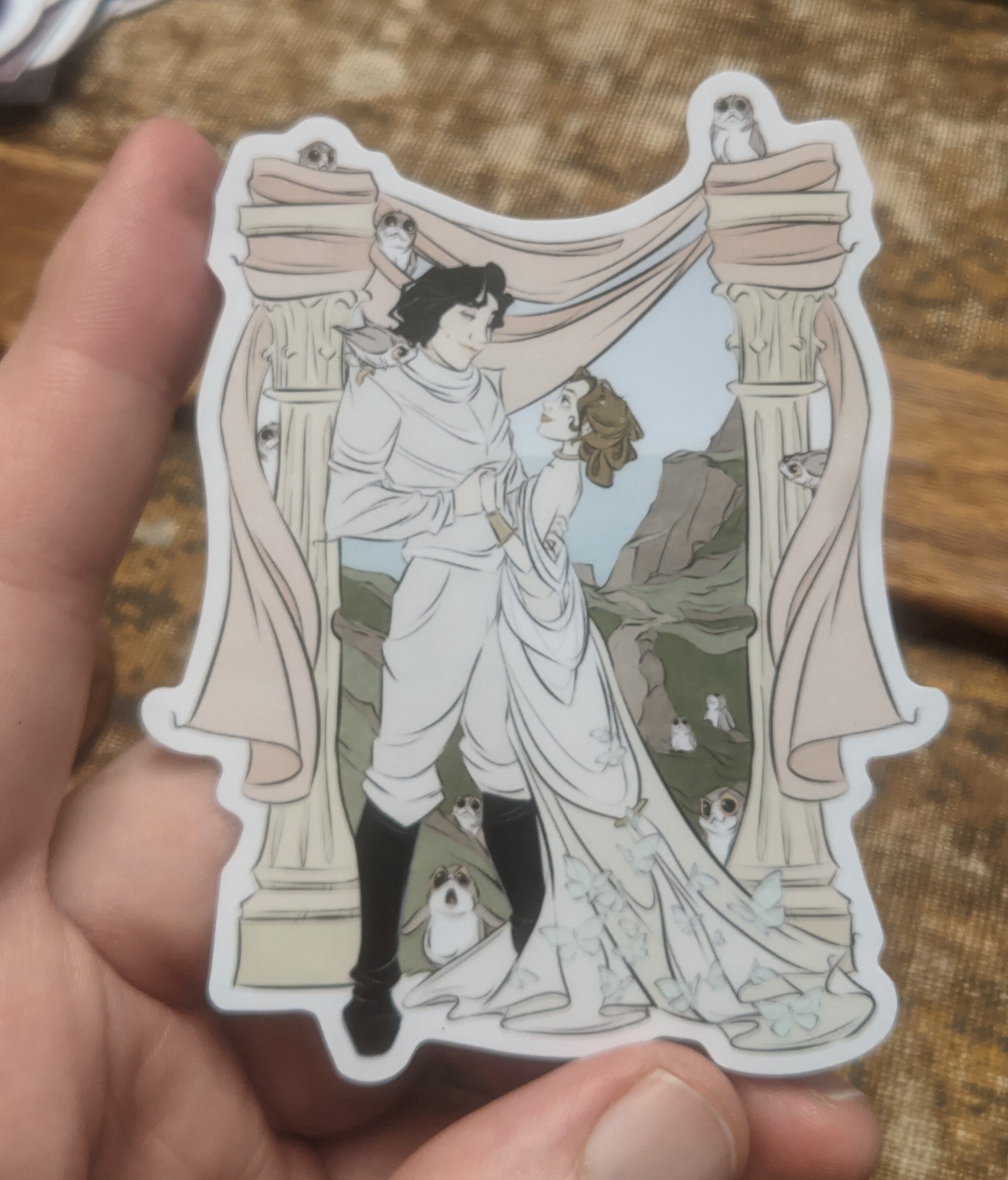 Reylo Wedding / Sticker / Vinyl / Waterproof / Decal / Fan Art - Etsy