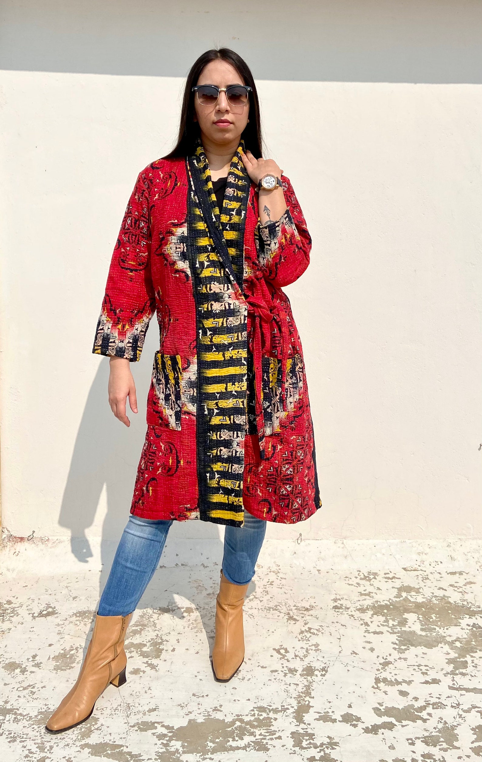 Quilted Coat Women / Unique Coat / Bohemian Jacket/ Blanket - Etsy