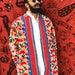 Rainbow Patchwork Jacket Men / Multicoloured Embroidered Coat / Boho ...