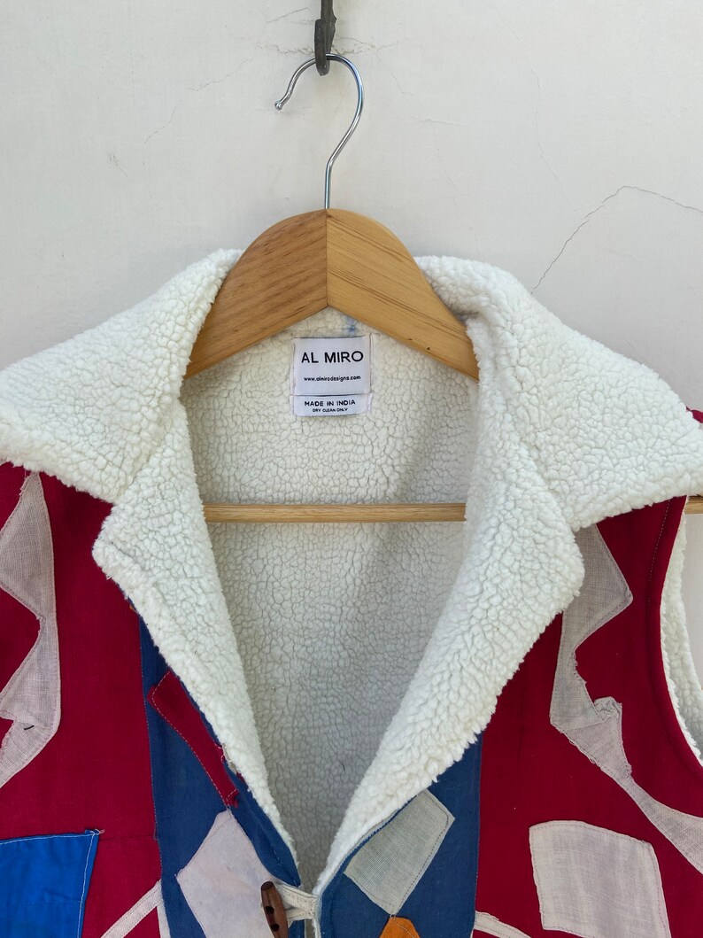 Appliqué Patchwork Vest /vintage Quilt Jacket / Multicoloured - Etsy