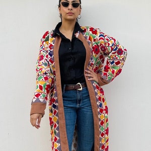 Embroidered Coat for Women, Festival Coat , Bohemian Robe , Festival ...